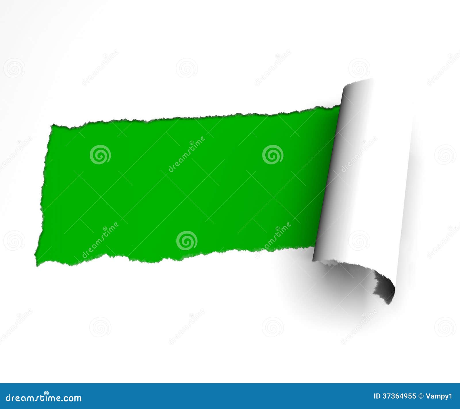 Torn paper green texture stock illustration. Illustration of page ...
