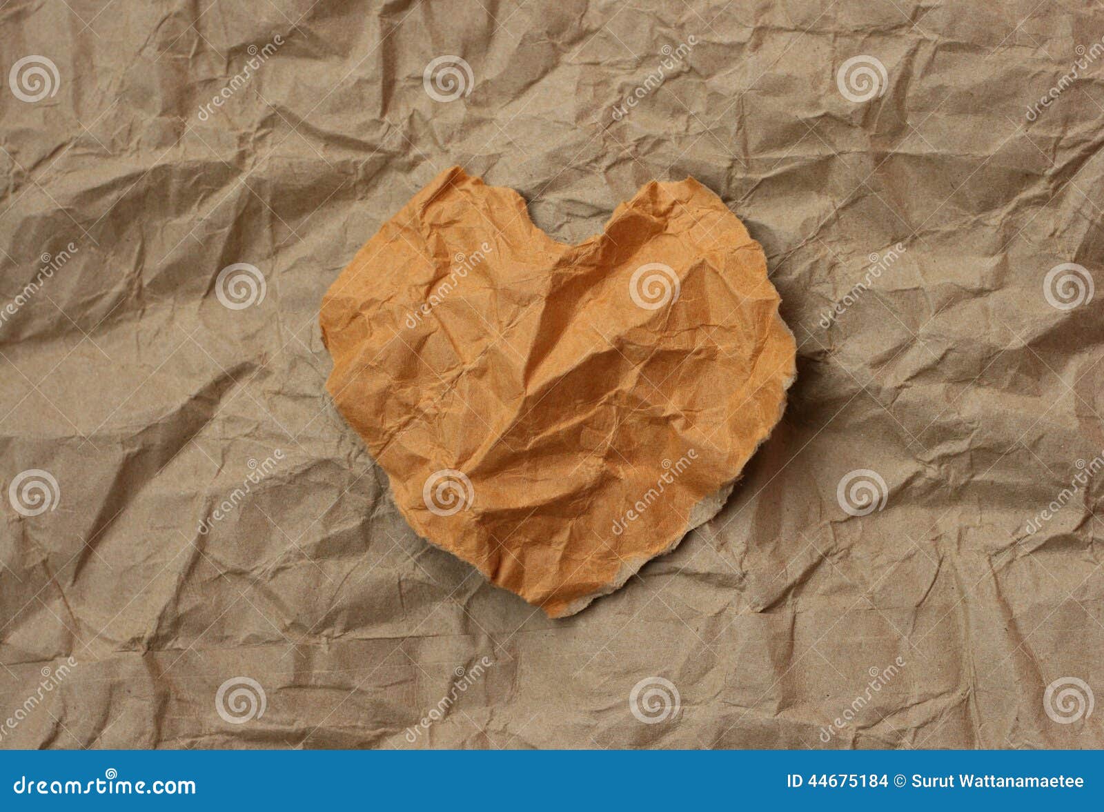 Torn paper heart stock photo. Image of saturated, blank - 44675184