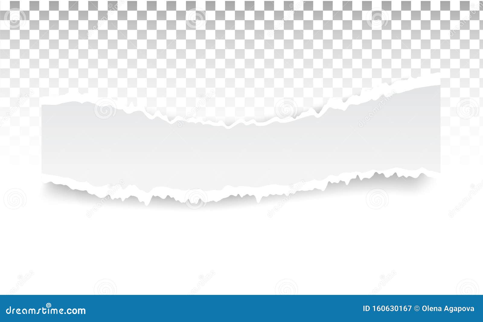 Torn Paper Holes. Hole in the Sheet of Paper on a Transparent ...