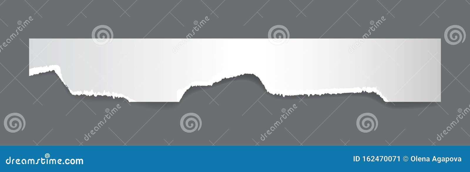 Torn Paper Holes. Hole in the Sheet of Paper on a Transparent ...