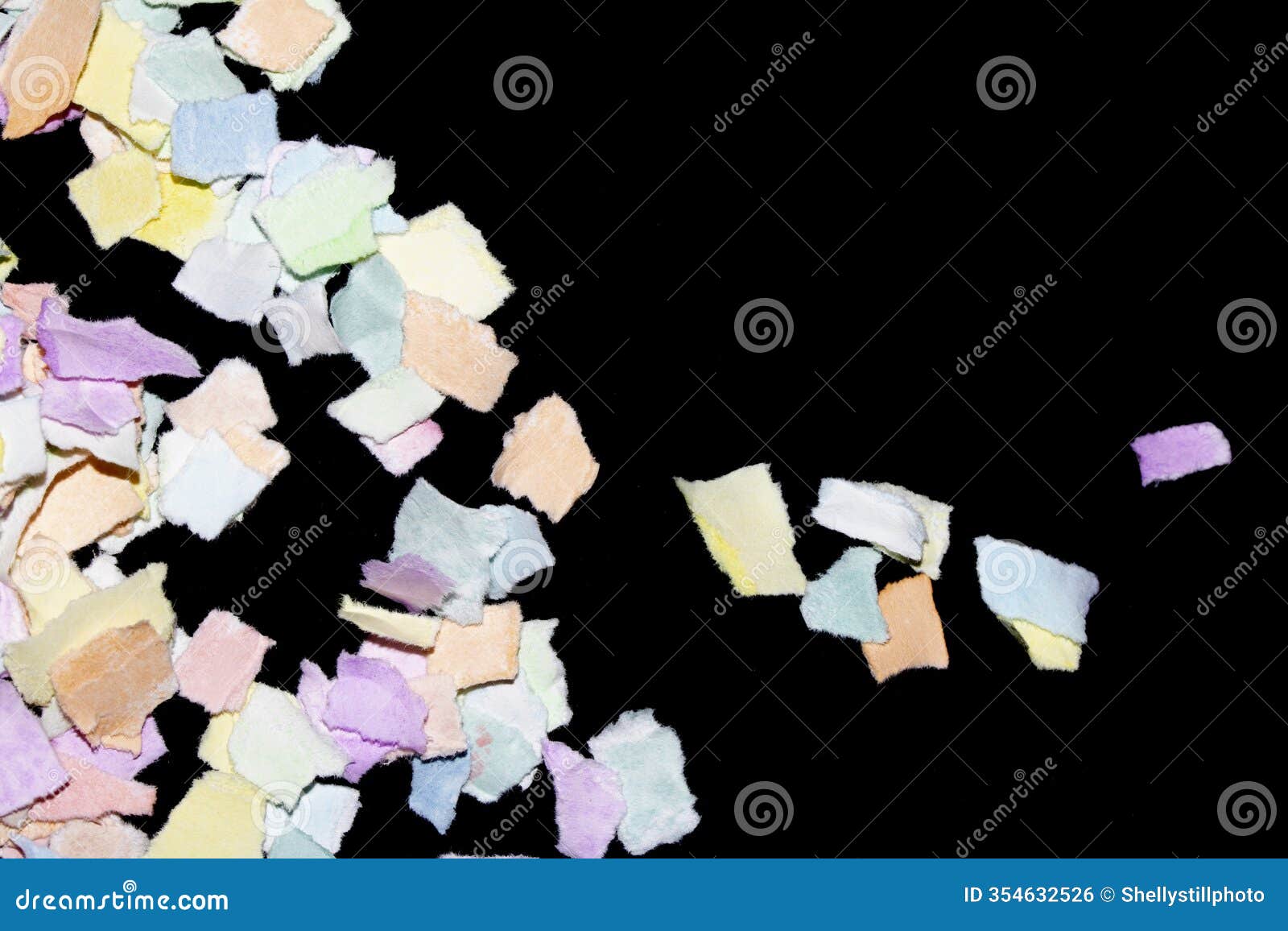 Torn Paper Layers Confetti Colour Delicate Abstract Gentle Texture ...