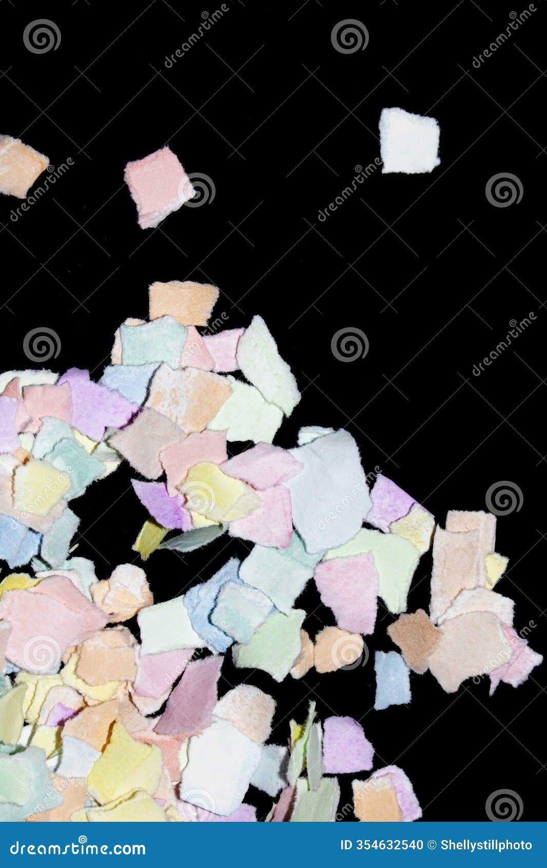Torn Paper Layers Confetti Colour Delicate Abstract Gentle Texture ...