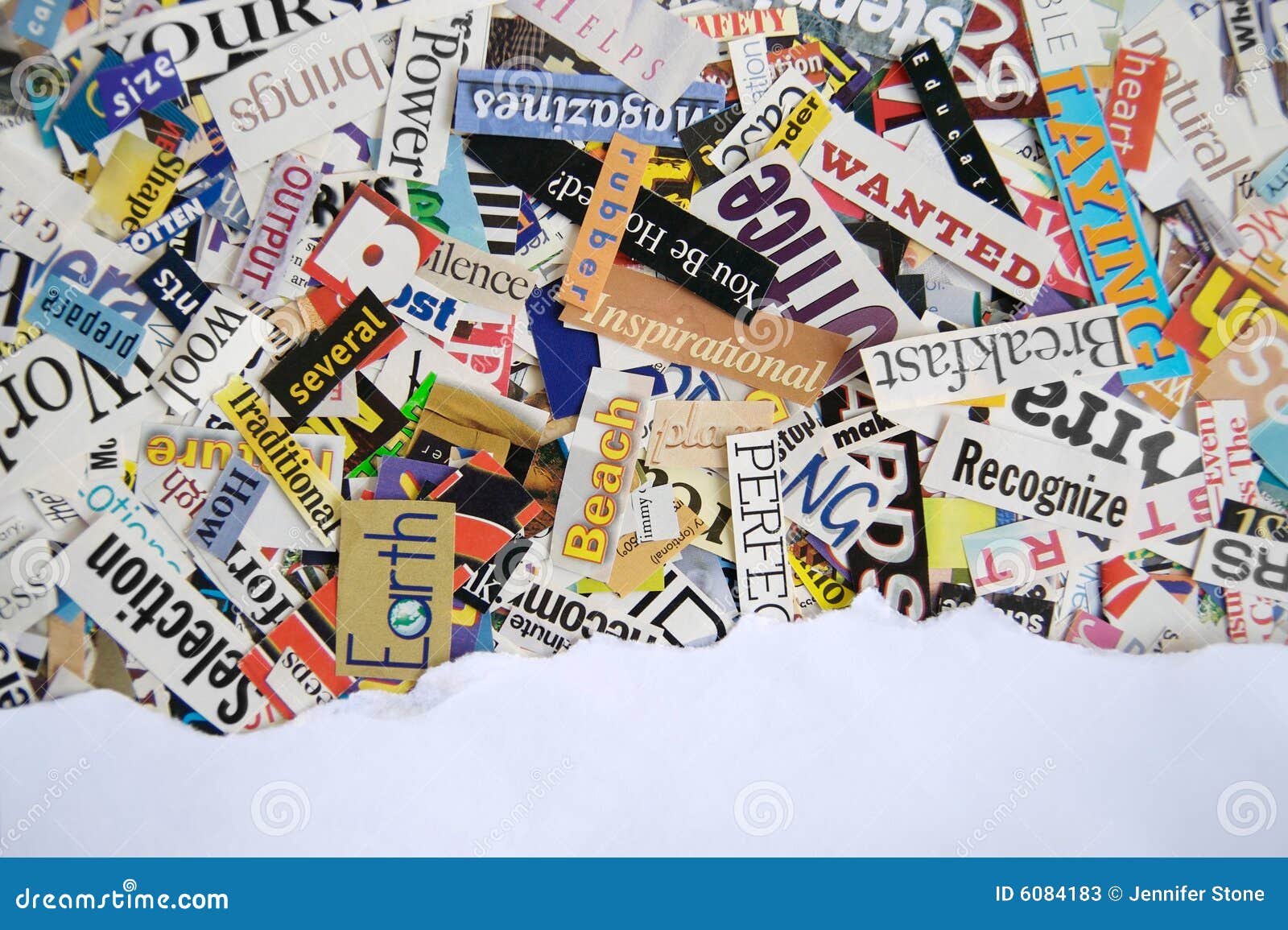 Torn Paper Magazine Background Stock Image - Image of press, cuttings ...