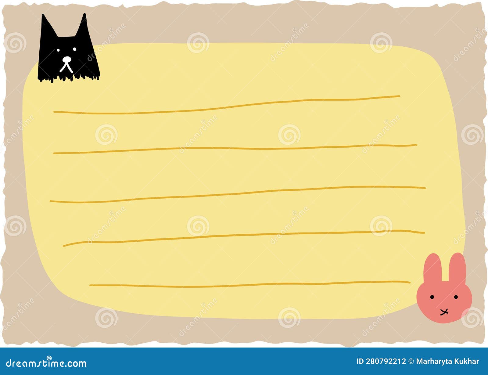 Torn Paper Note. Hand Drawn Sticker for Planner, Scrapbook, Diary ...