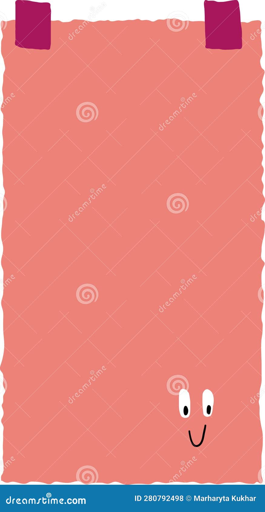 Torn Paper Note. Hand Drawn Sticker for Planner, Scrapbook, Diary ...