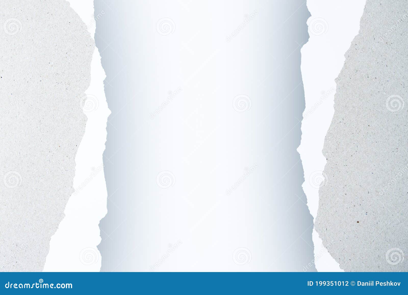 Torn Paper Page with Empty Space for Text Stock Illustration ...