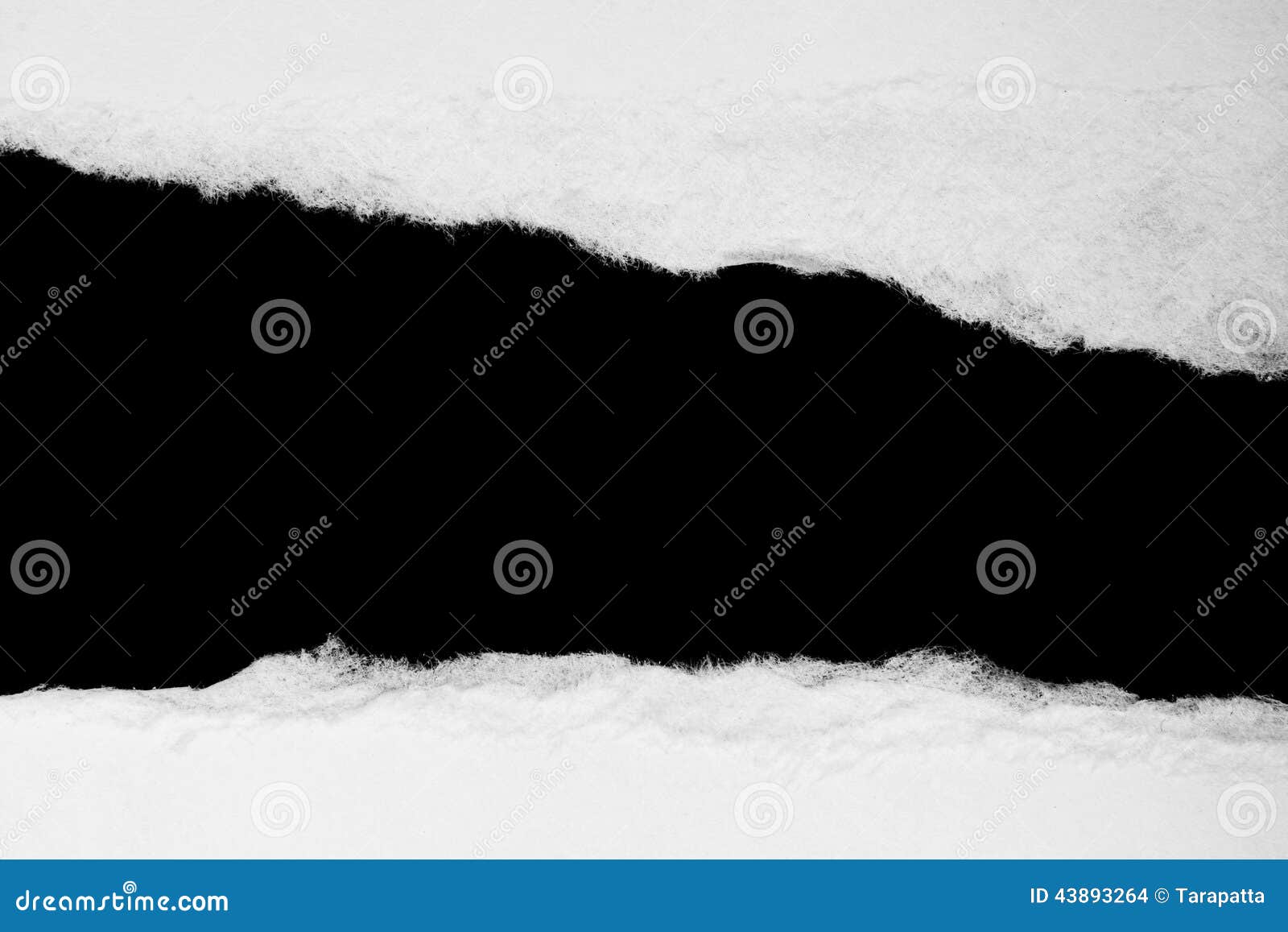 Torn Paper Peeled Off on Black Background Stock Photo - Image of blank ...