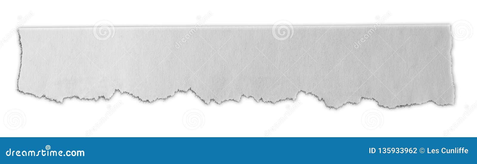Torn paper piece stock photo. Image of edges, single - 135933962