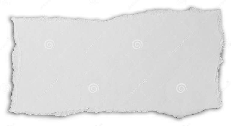 Torn paper piece stock image. Image of blank, edge, advertising - 288102861