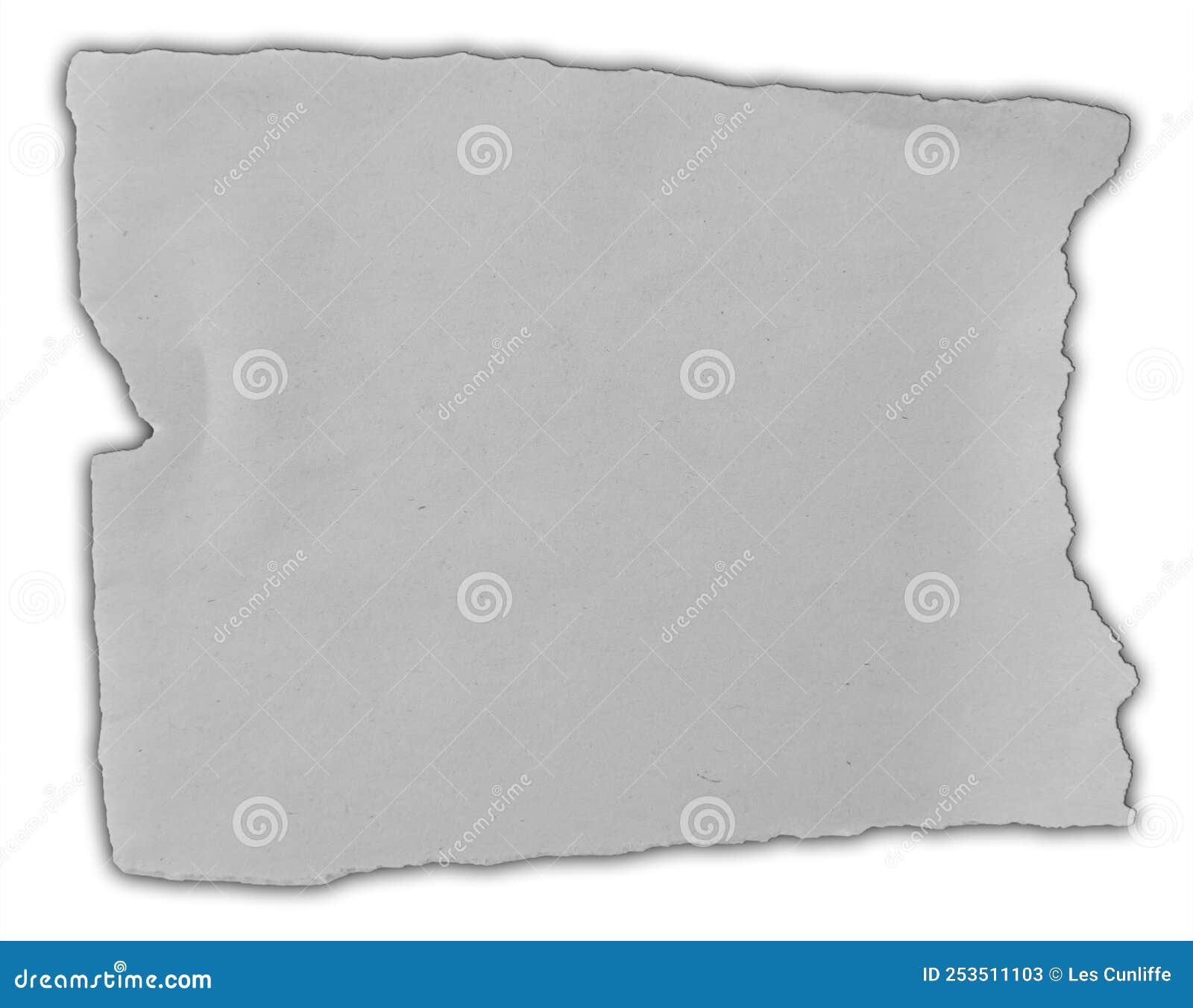 Torn paper piece stock image. Image of isolated, paper - 253511103