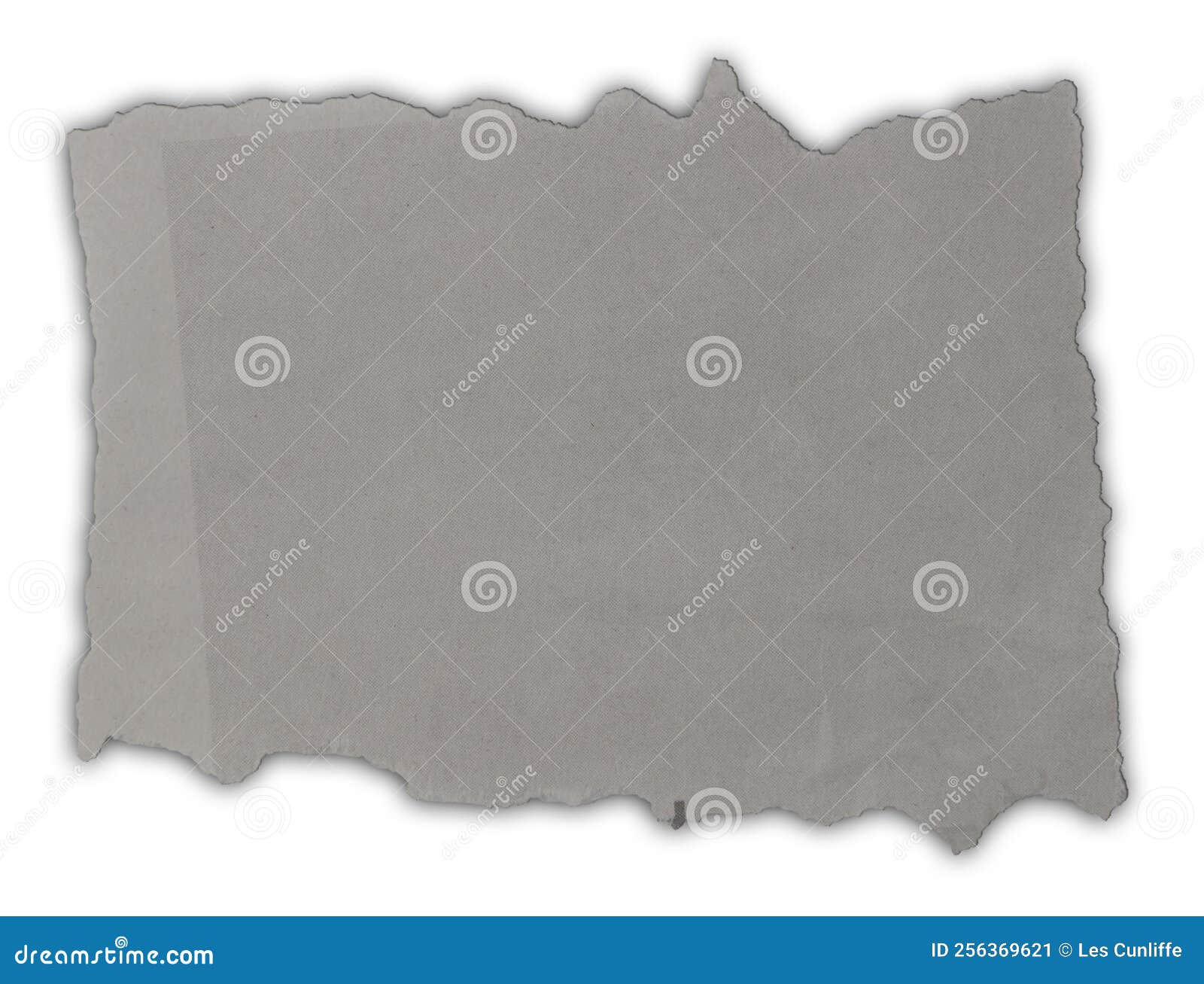Torn paper piece stock image. Image of cutout, scrap - 256369621