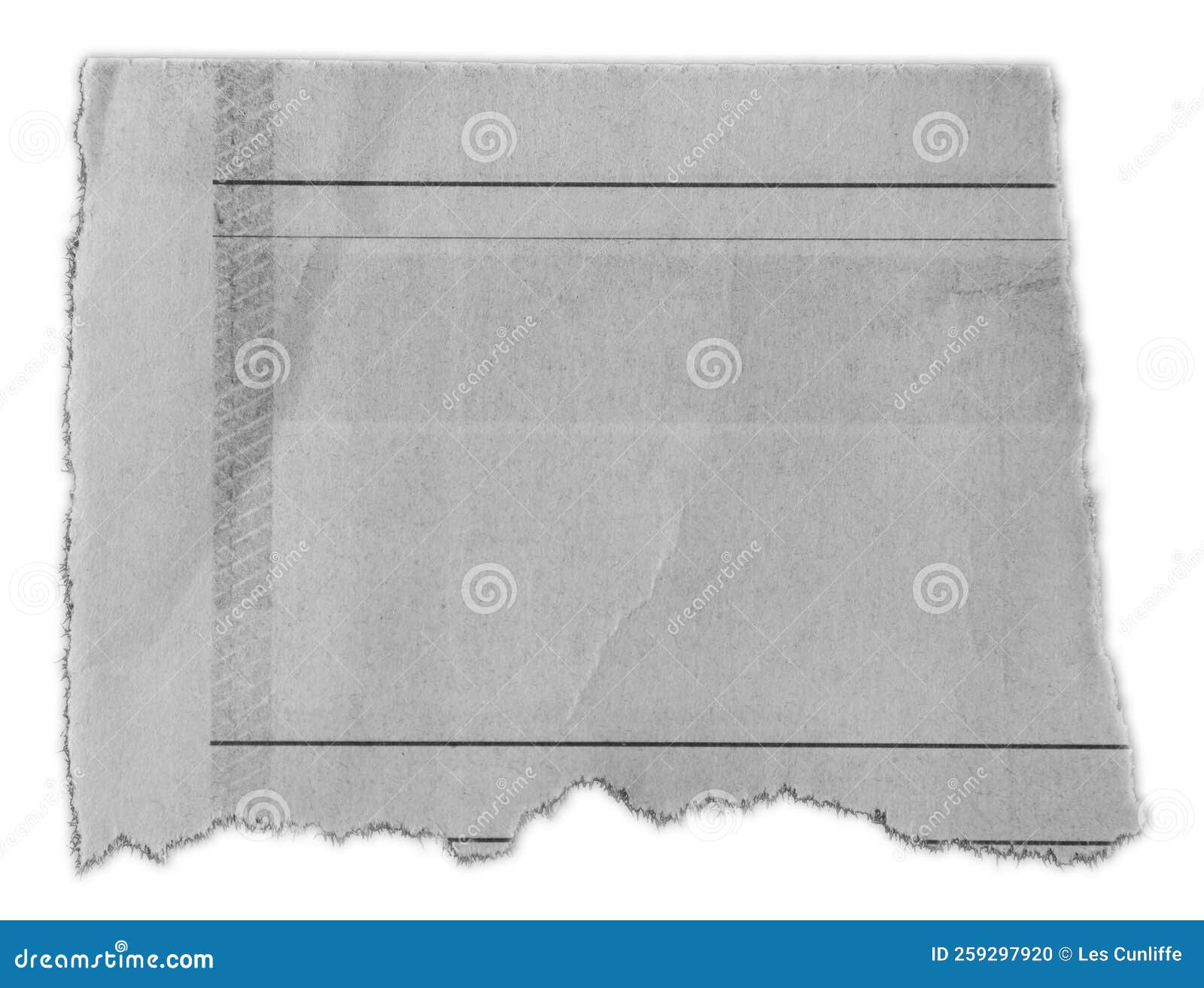 Torn paper piece stock photo. Image of note, scrap, paperquot - 259297920