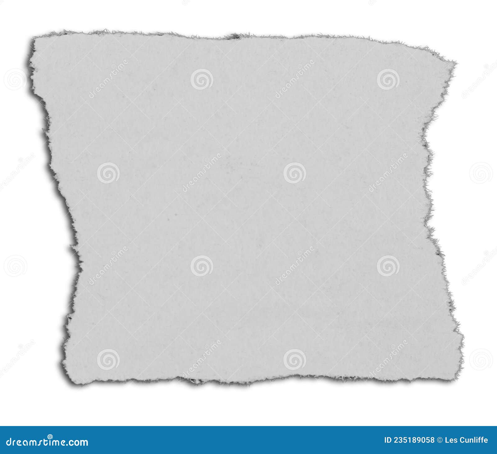 Torn paper piece stock photo. Image of edges, frayed - 235189058
