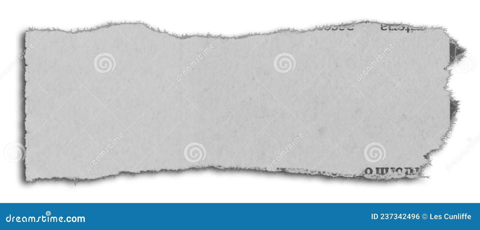 Torn paper piece stock photo. Image of news, frayed - 237342496
