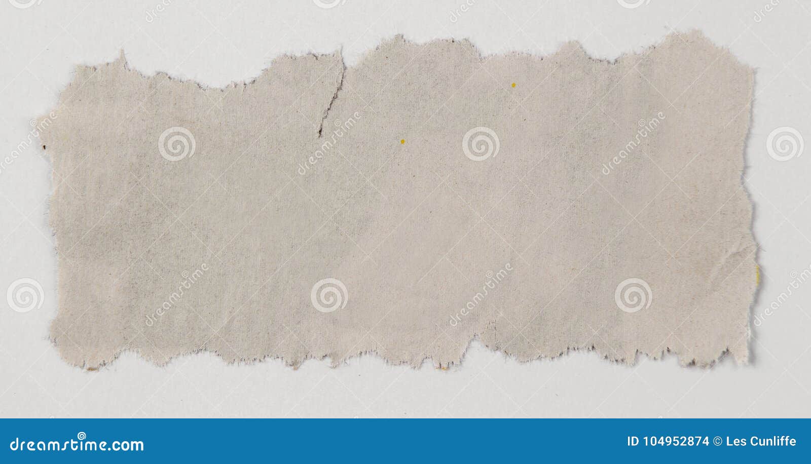 Torn paper piece stock photo. Image of scrap, ripped - 104952874