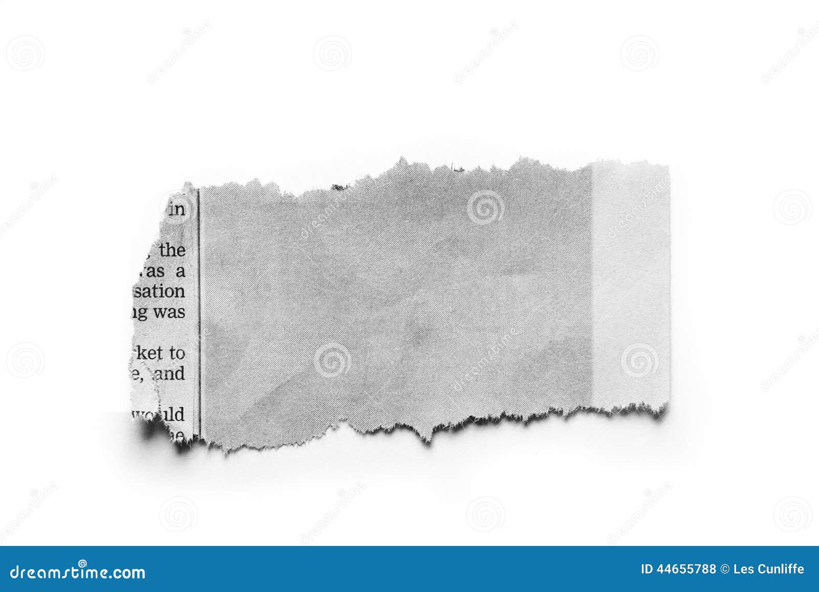 Torn paper stock photo. Image of copy, news, cutting - 44655788