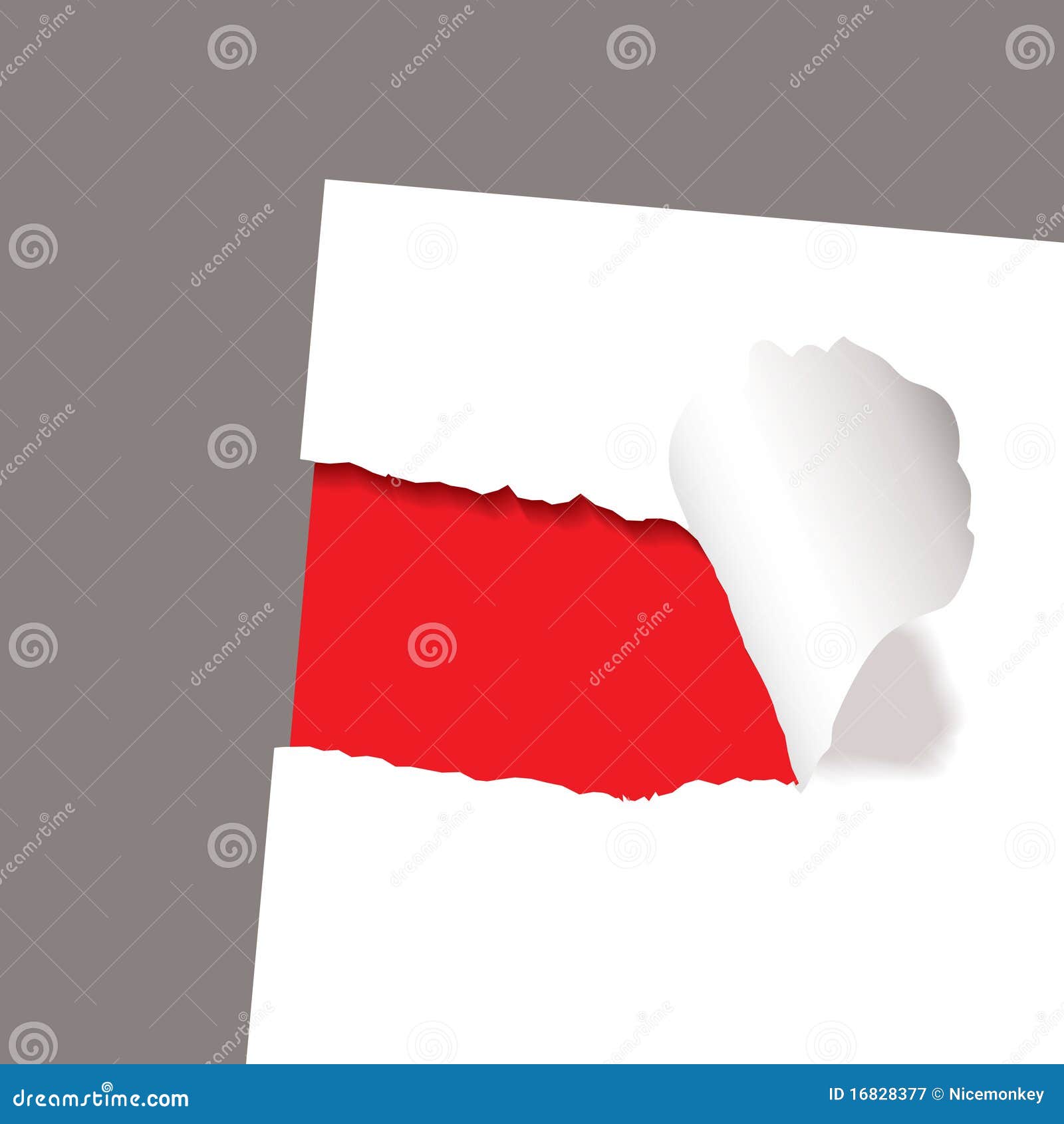 Red Background Torn Paper Corner Stock Illustrations – 213 Red ...