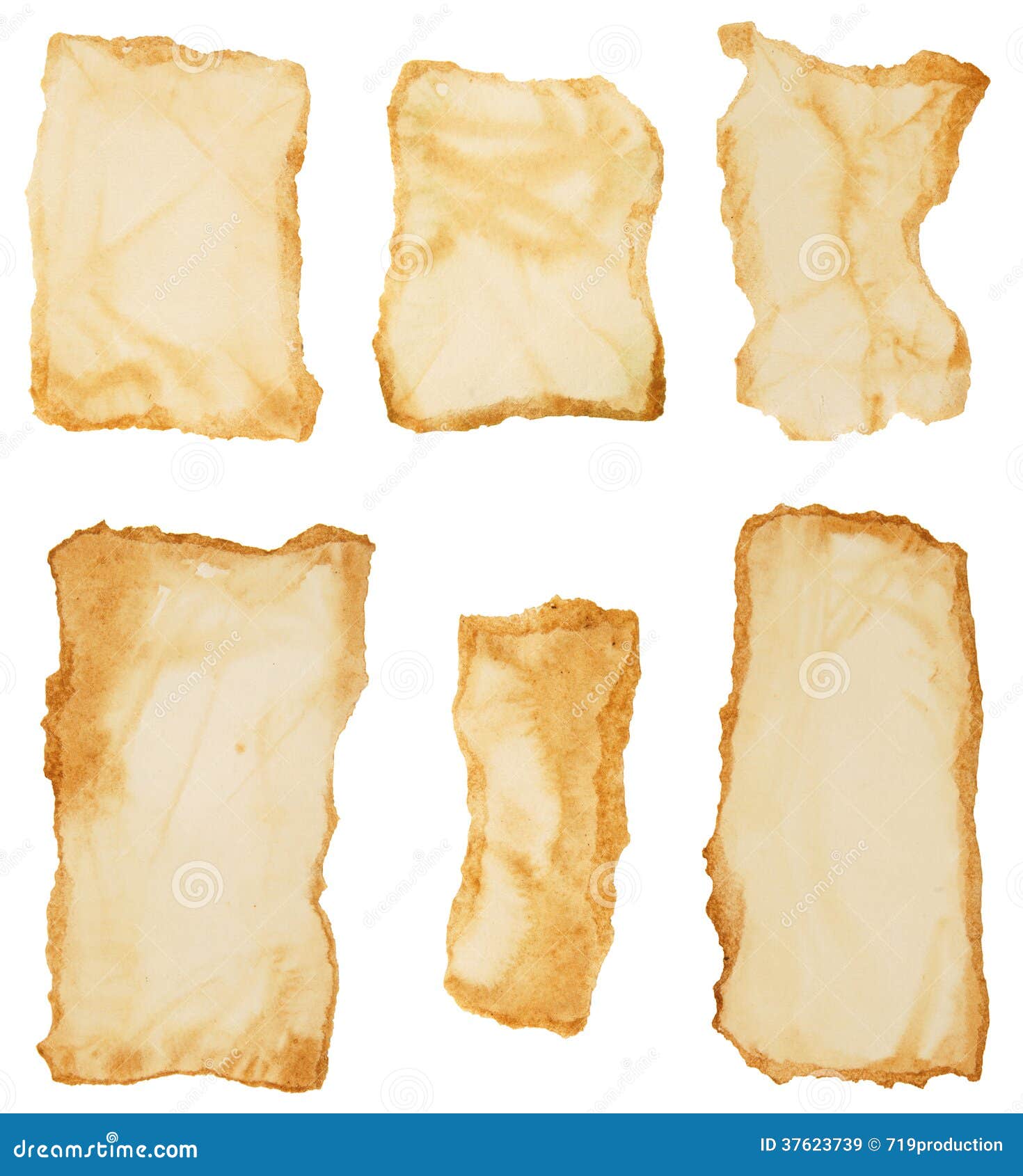 Torn paper set. stock image. Image of empty, frame, pattern - 37623739