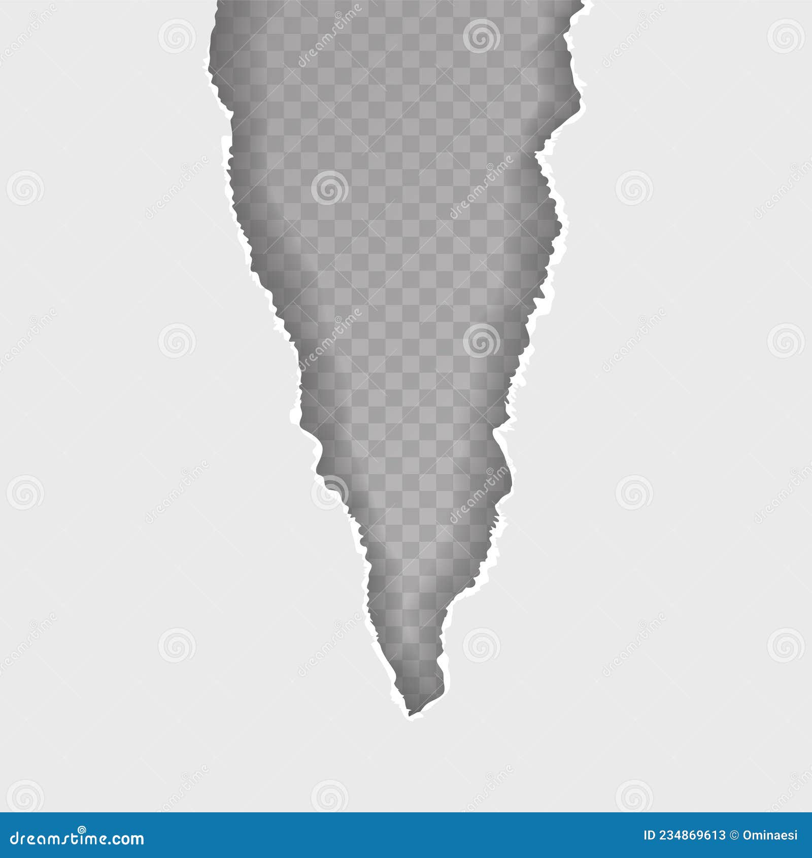 Torn Paper Sheet Ripped Hole Window Realistic Pattern Background ...