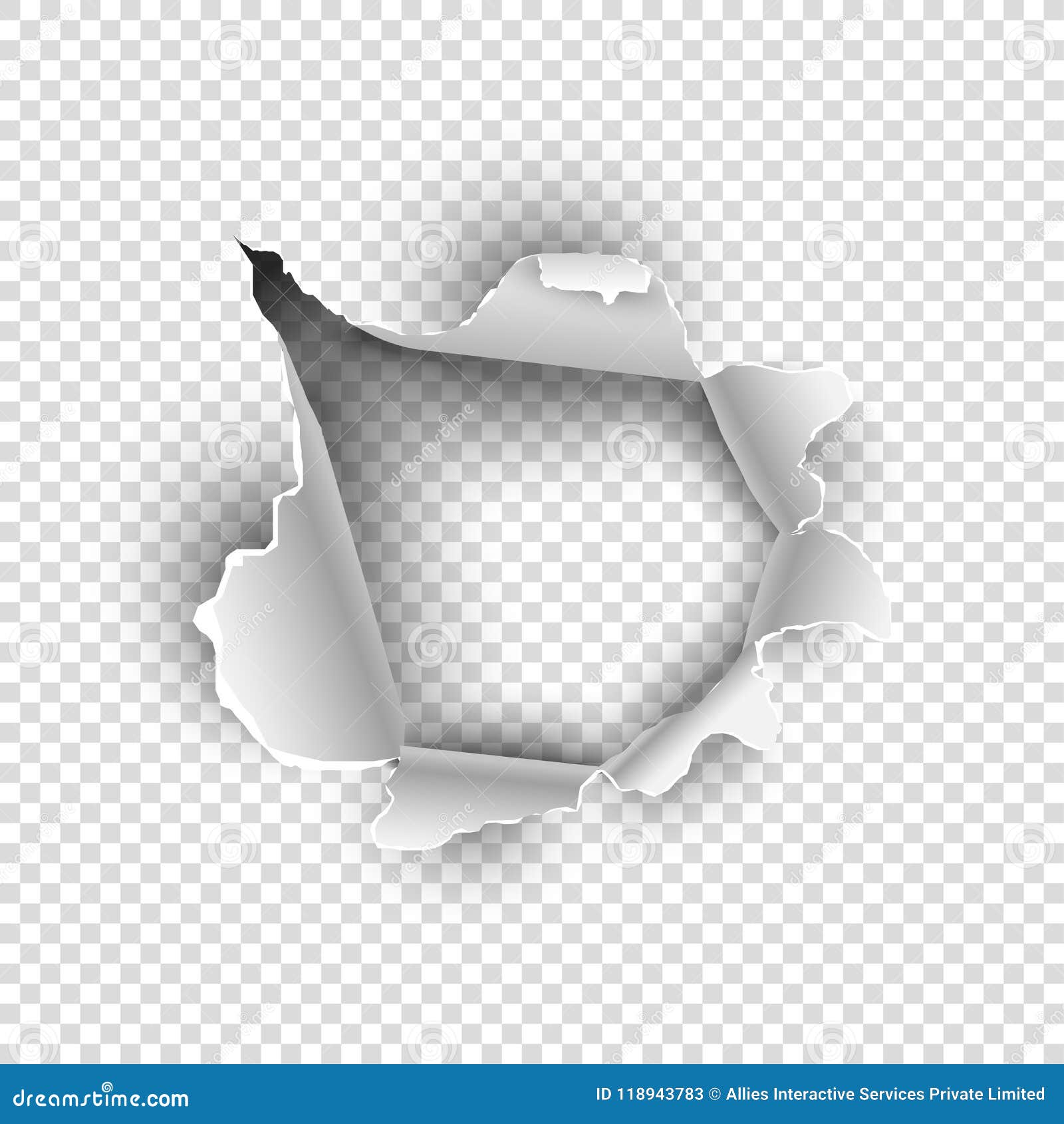 Torn Paper or Sheet Texture on Transparent Background. Stock ...
