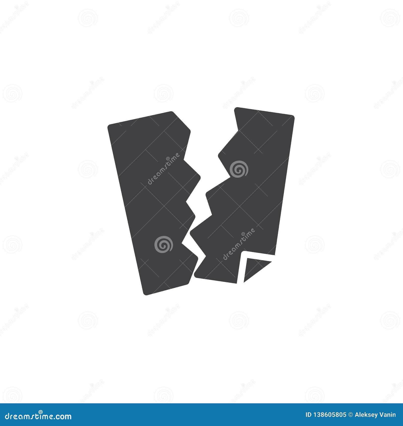 Torn Paper Sheet Vector Icon Stock Vector - Illustration of garbage ...
