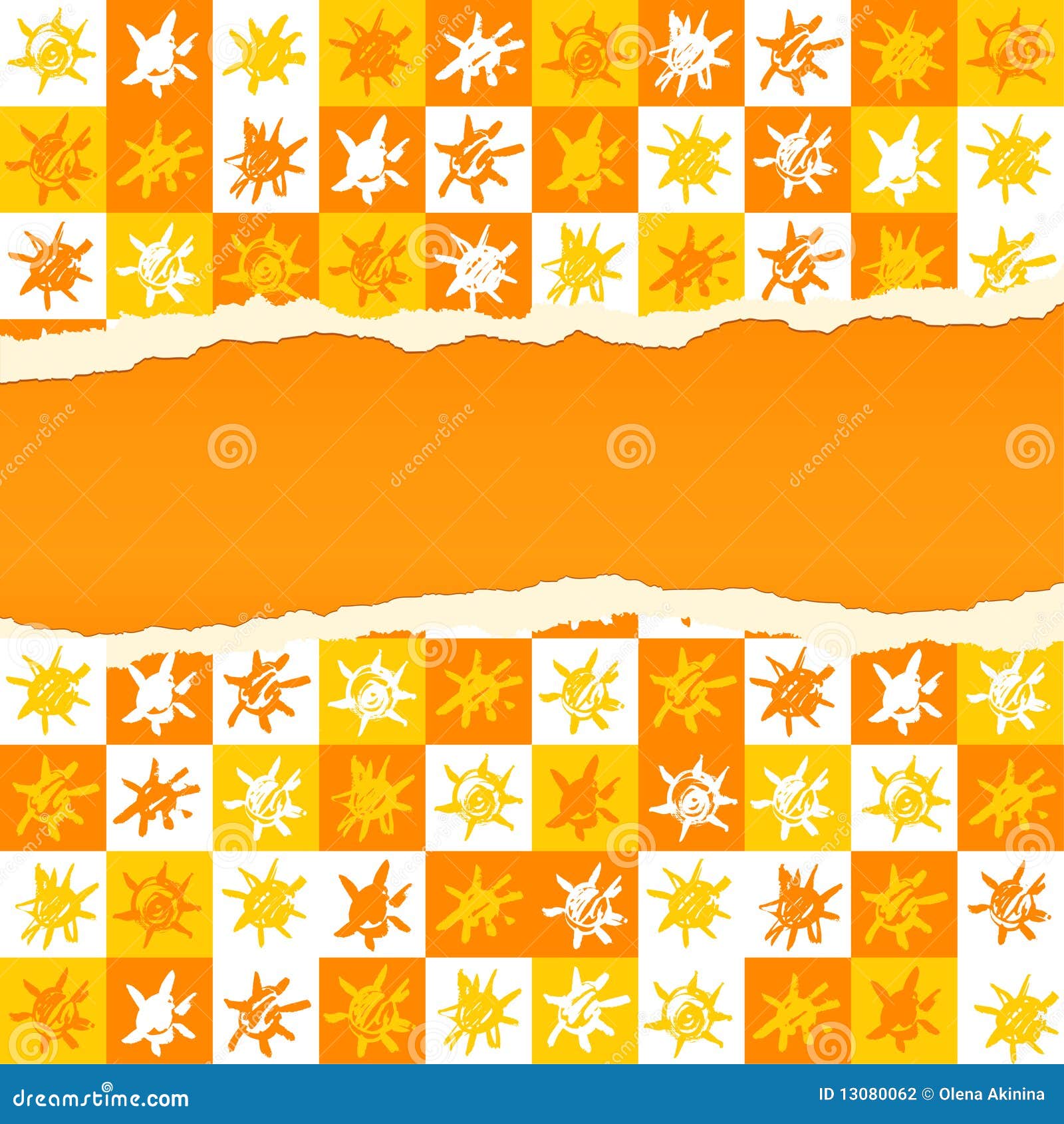 Torn paper sun pattern stock vector. Illustration of design - 13080062