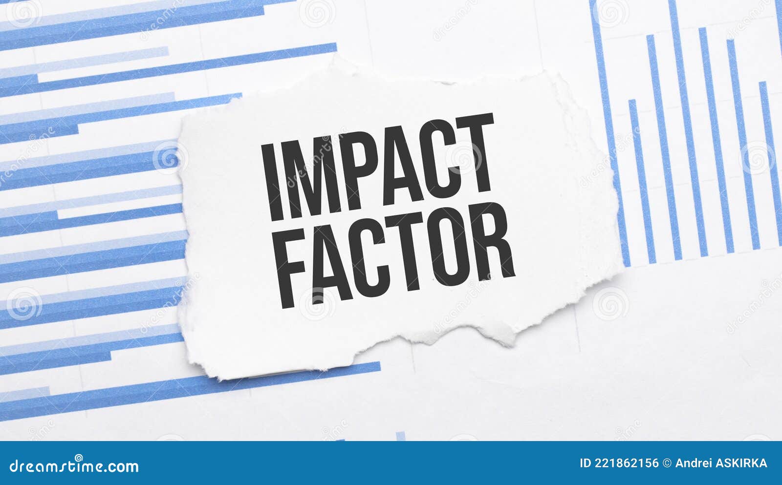 Torn Paper with Text IMPACT FACTOR on Bar Graph Report Stock Photo ...