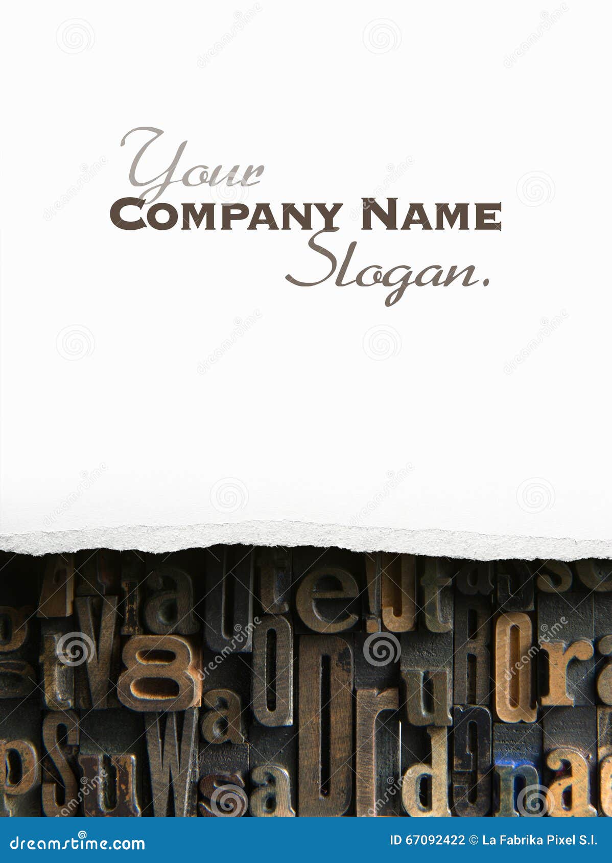 Torn Paper and Vintage Letters Stock Photo - Image of paper, concepts ...