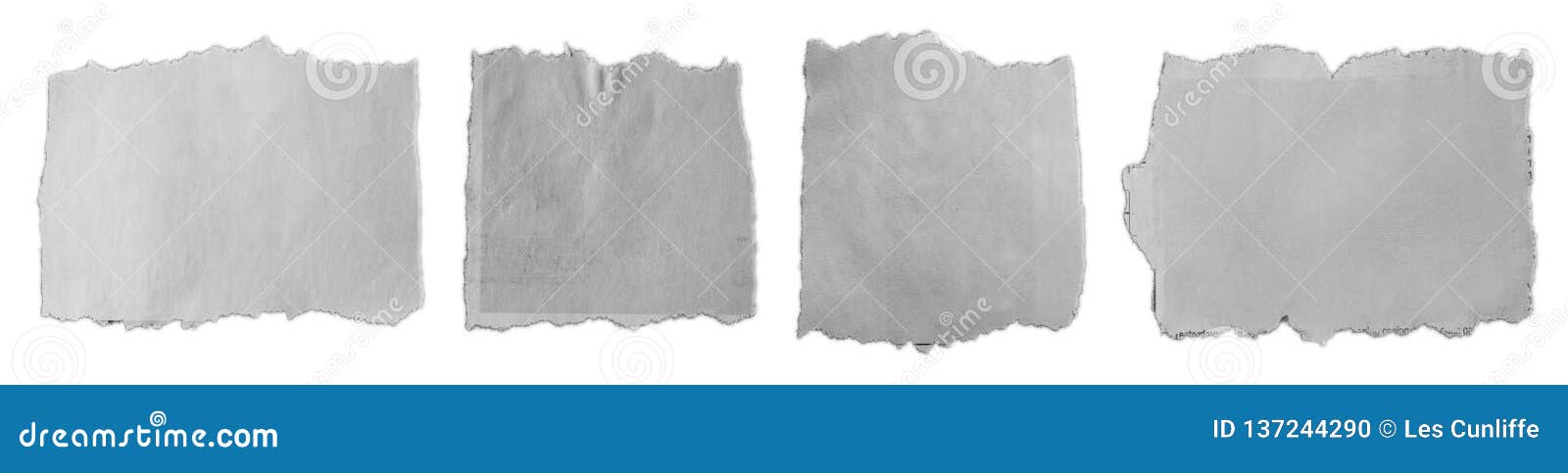 Torn pieces of paper stock photo. Image of paper, teared - 137244290