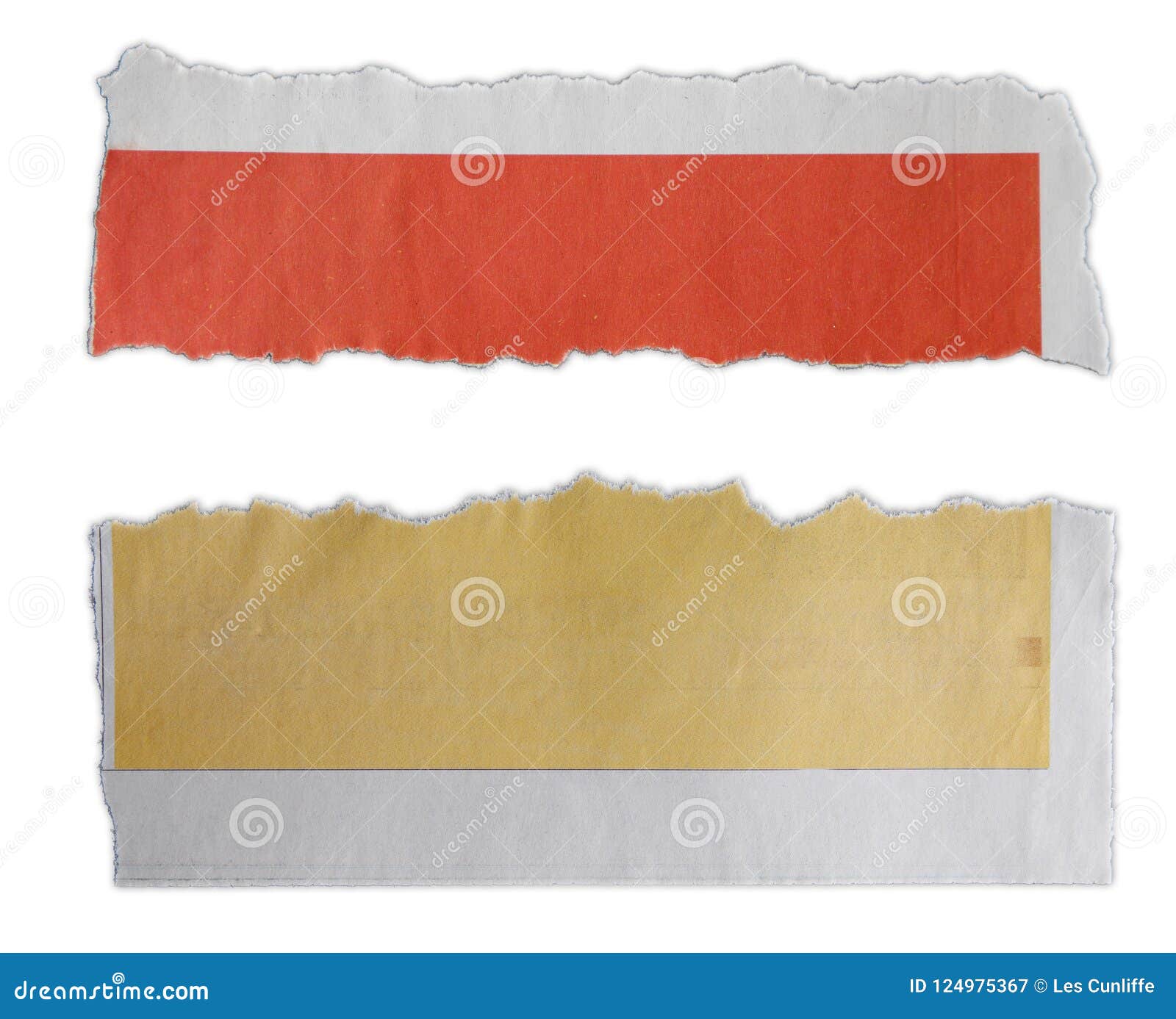 Torn pieces of paper stock image. Image of photograph - 124975367