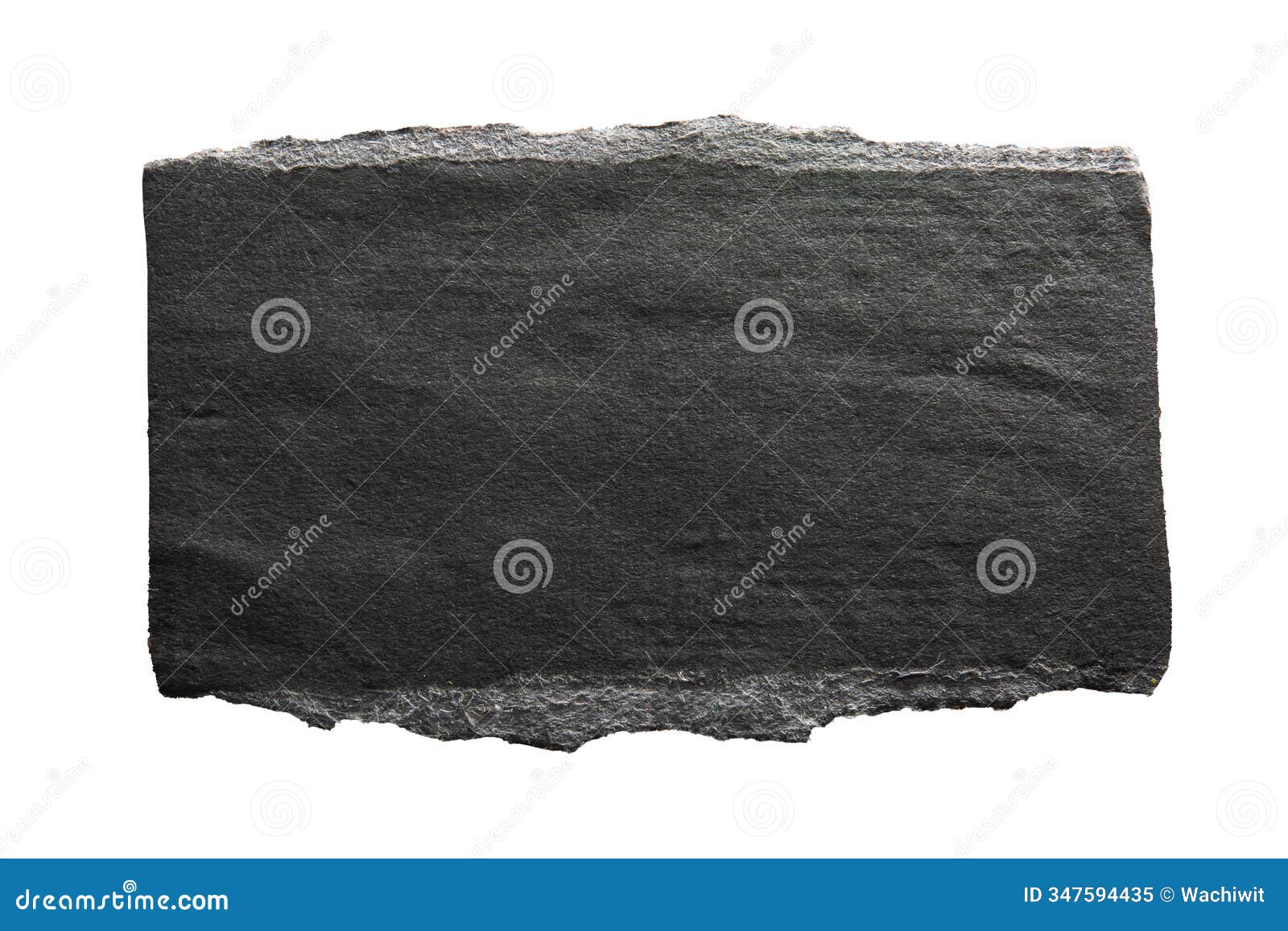 Torn Rectangle Black Paper for Using As Text Box Stock Image - Image of ...