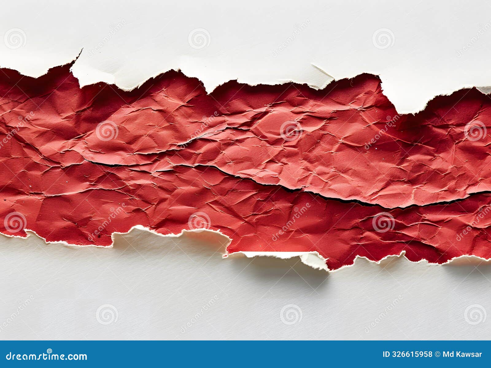 Torn Red Paper Texture Background Design Stock Illustration ...