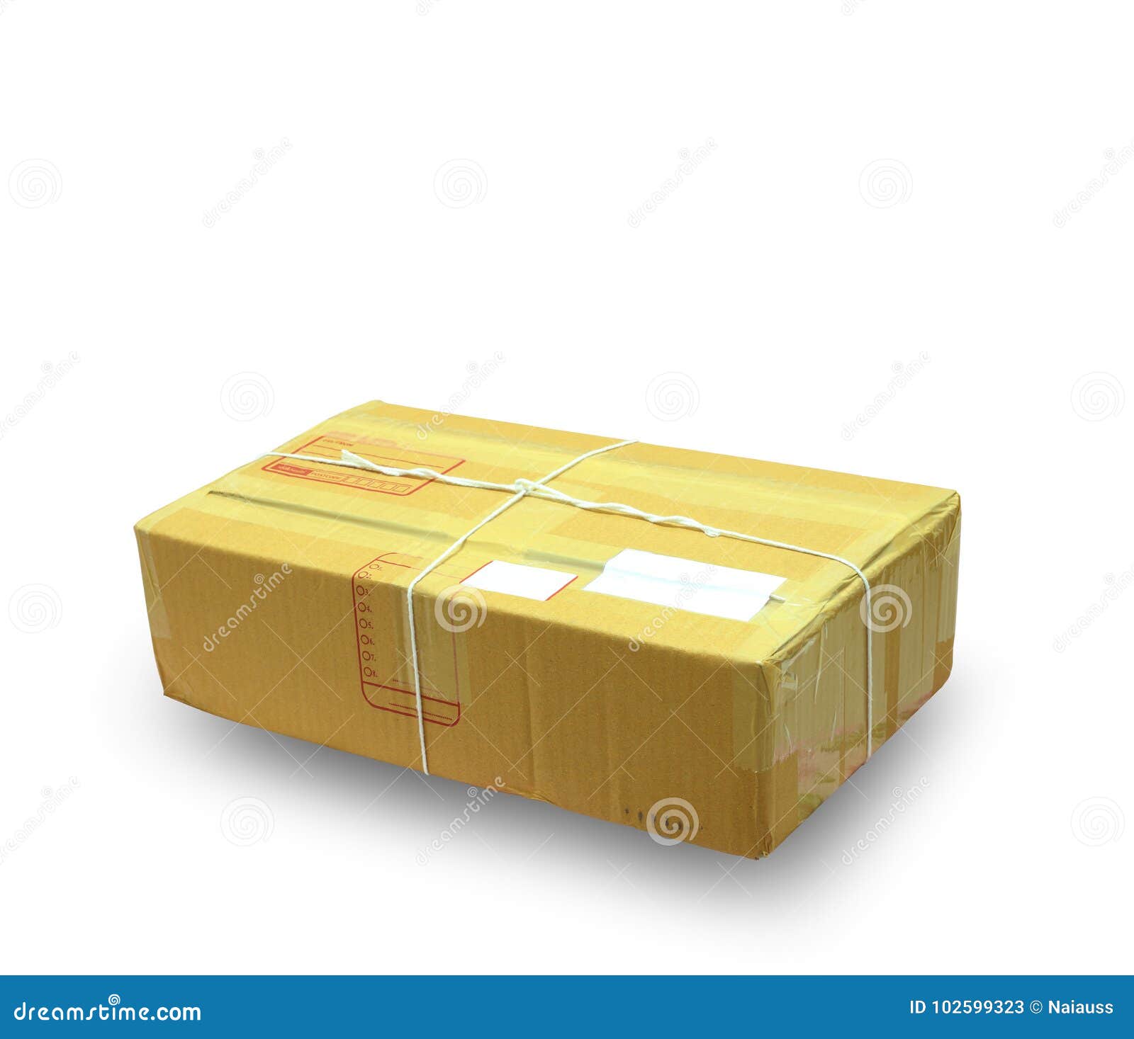 Torn rip paper box stock image. Image of object, lacerated - 102599323