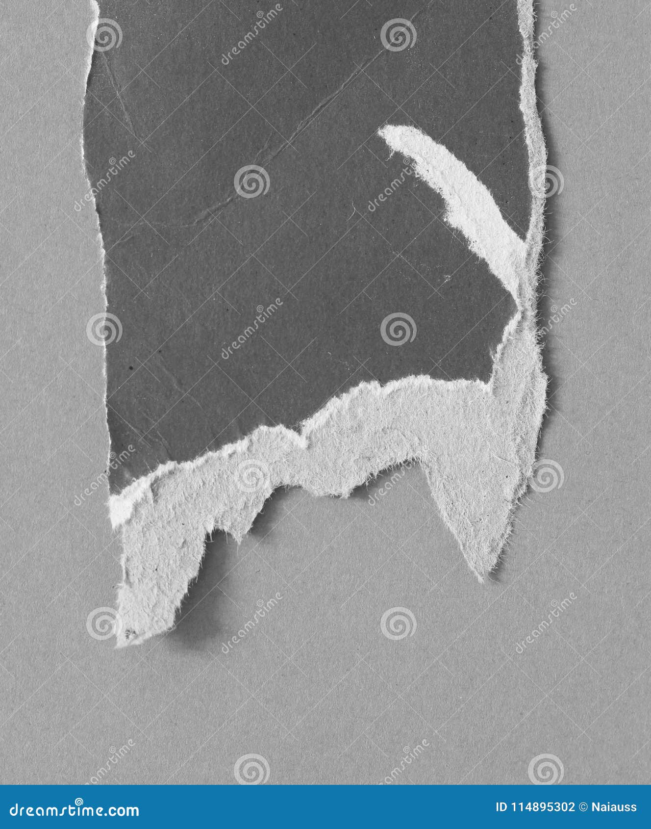 Torn rip paper stock photo. Image of crumpled, object - 114895302