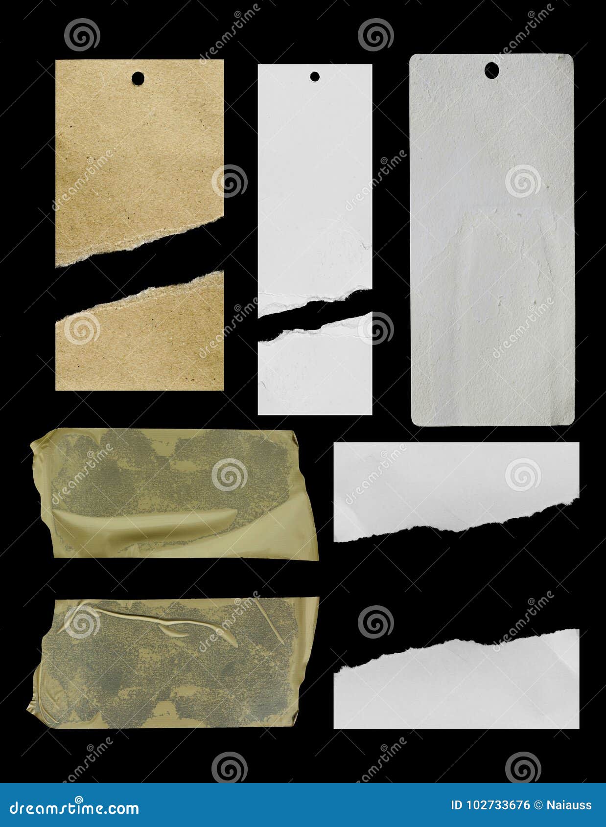Torn rip paper stock photo. Image of copy, empty, crumpled - 102733676