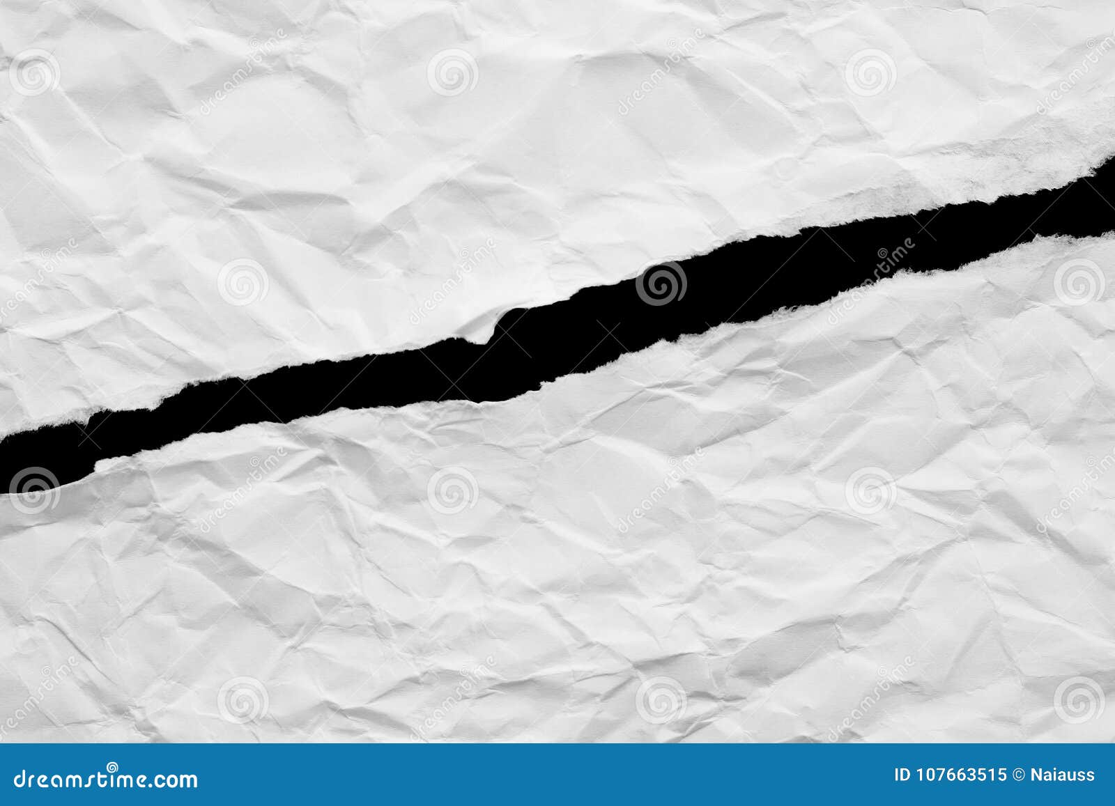 Torn rip paper stock image. Image of crumpled, cardboard - 107663515