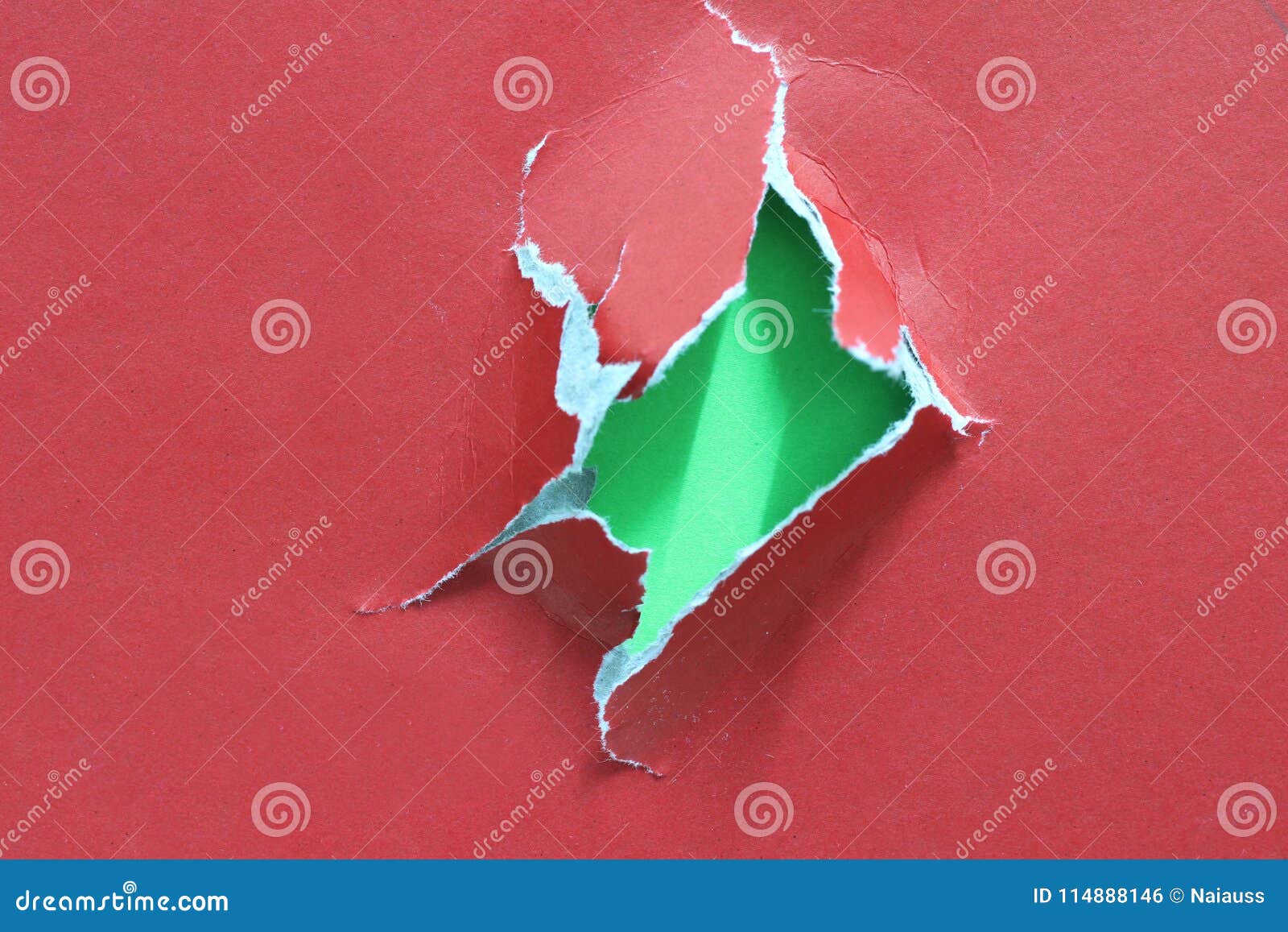 Torn rip paper stock photo. Image of advertising, business - 114888146