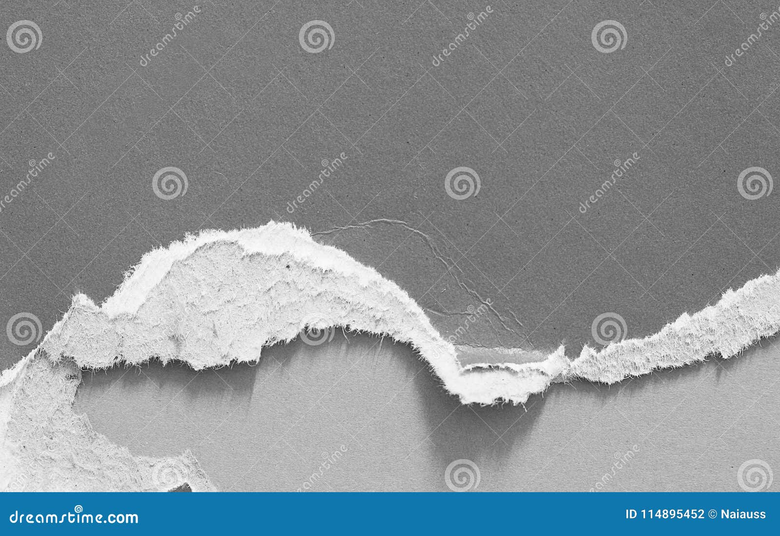 Torn rip paper stock photo. Image of copy, message, ragged - 114895452