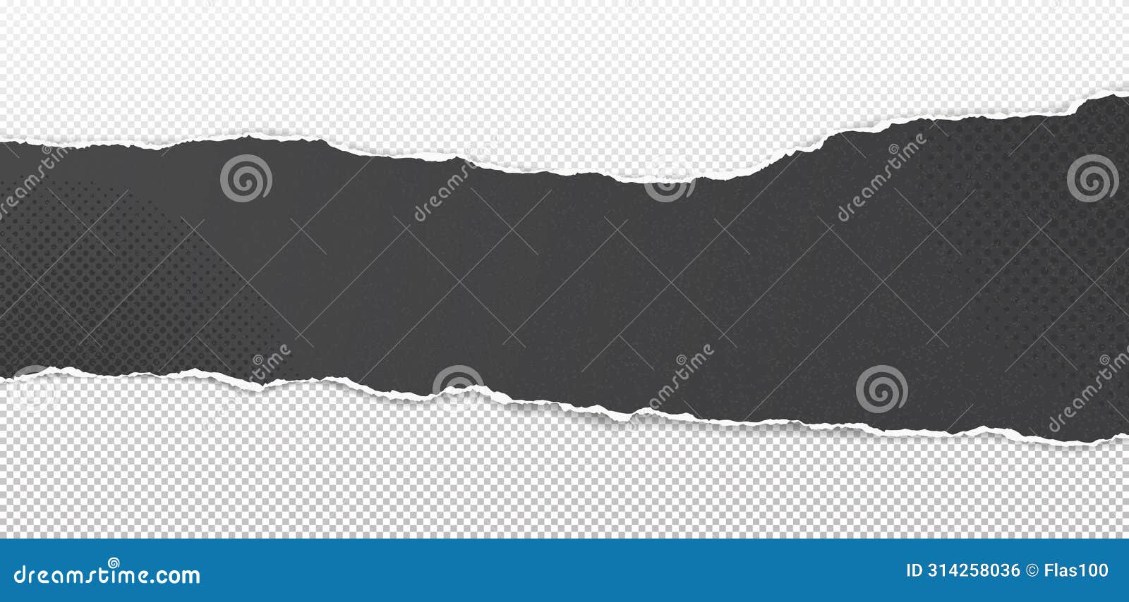 Ripped Black Paper With Formulas. Cartoon Vector | CartoonDealer.com ...