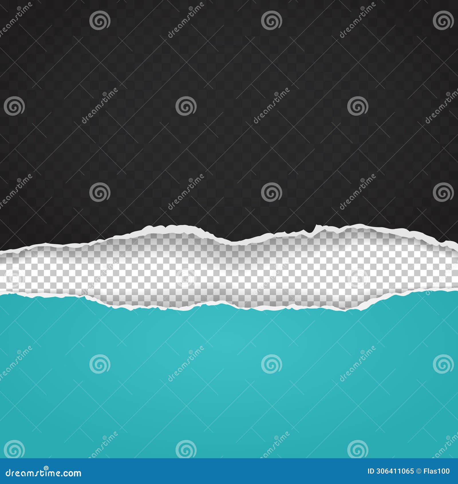 Ripped Black Paper With Formulas. Cartoon Vector | CartoonDealer.com ...