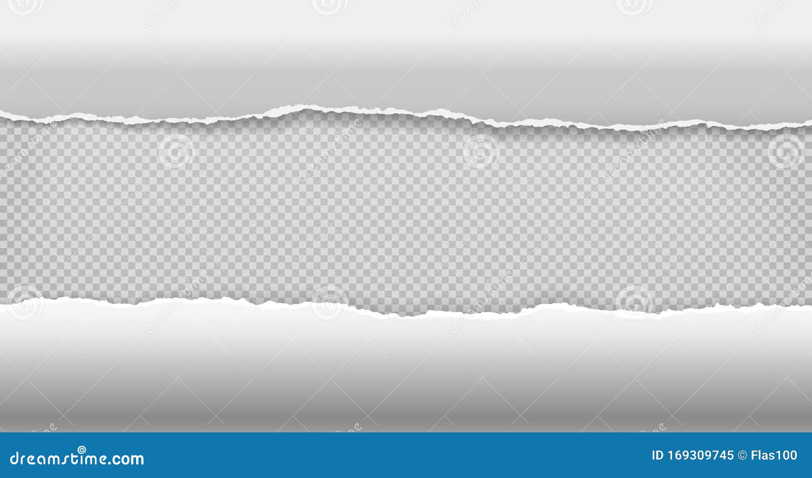 Curled Ripped Paper, Realistic Textures Cartoon Vector | CartoonDealer ...