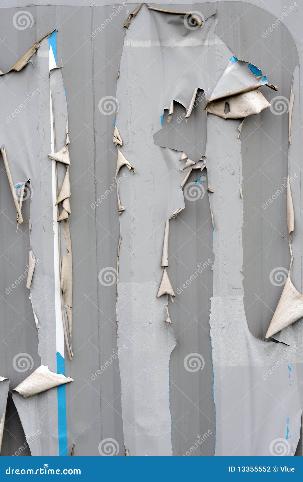 Torn ripped metal texture stock photo. Image of clawed - 13355552