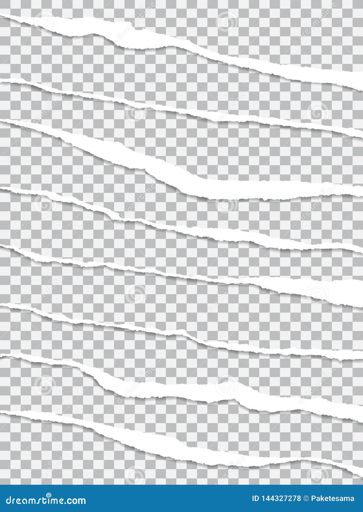 Torn ripped paper edge set stock vector. Illustration of opening ...