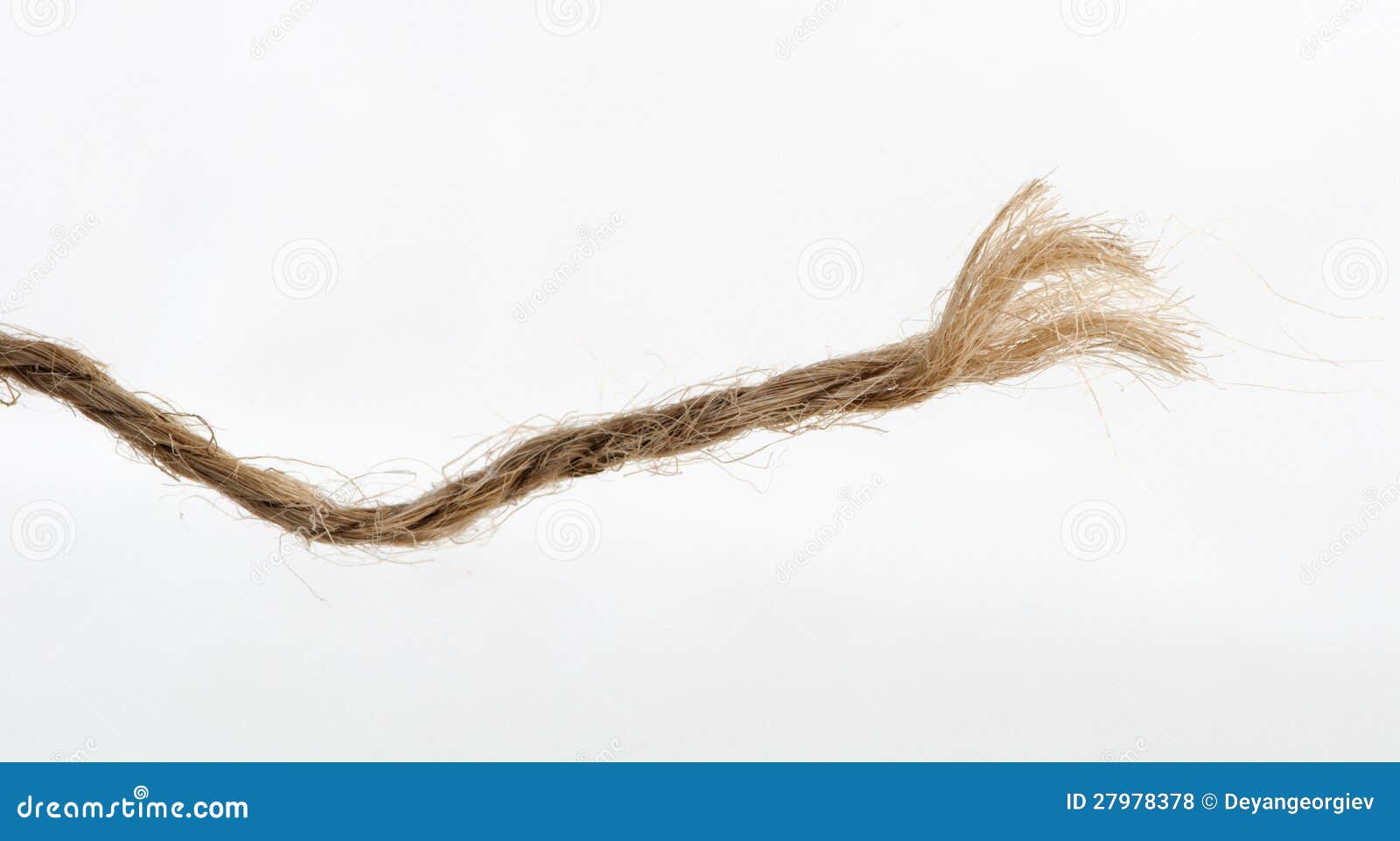 Torn rope stock photo. Image of failure, divorce, isolated - 27978378