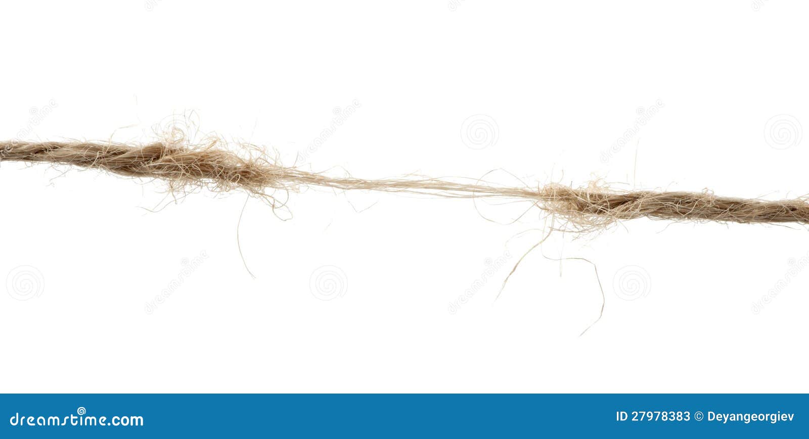 Torn rope stock image. Image of power, frayed, broken - 27978383