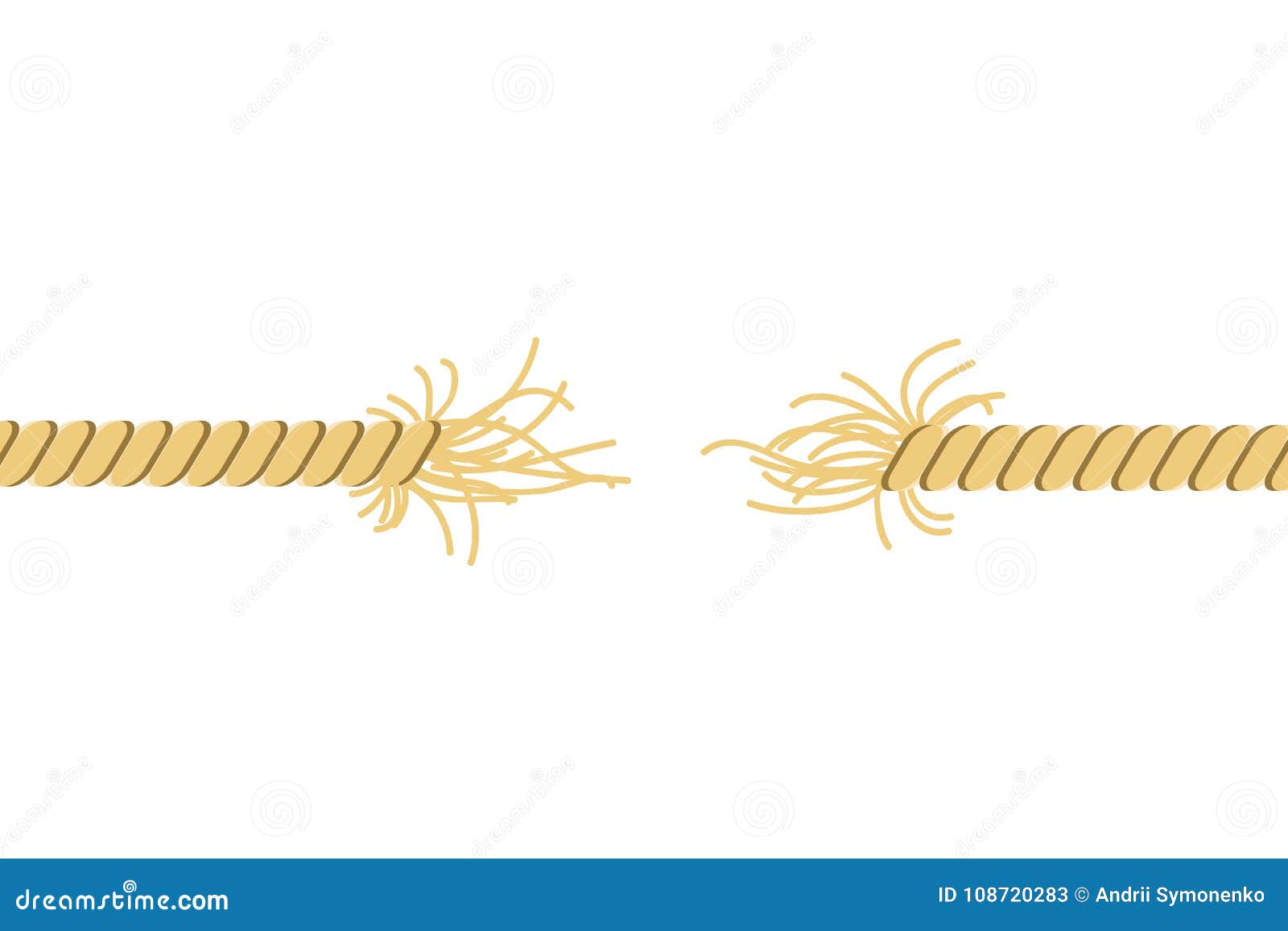 Torn Rope Elements. Vector Illustration Stock. Stock Vector ... Torn Rope Elements. Vector Illustration Stock. Stock Vector ...