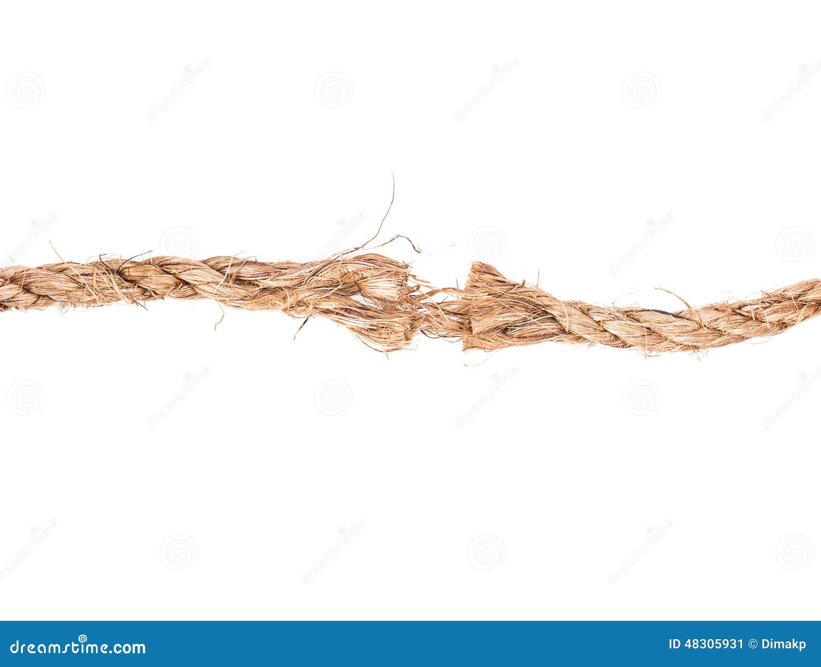 Torn rope stock image. Image of material, cable, line - 48305931