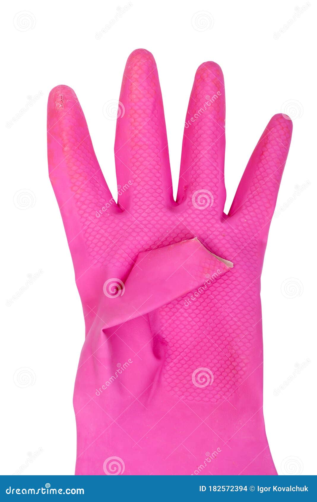 Torn Rubber Seal On The Old Refrigerator Door Royalty-Free Stock Image ...