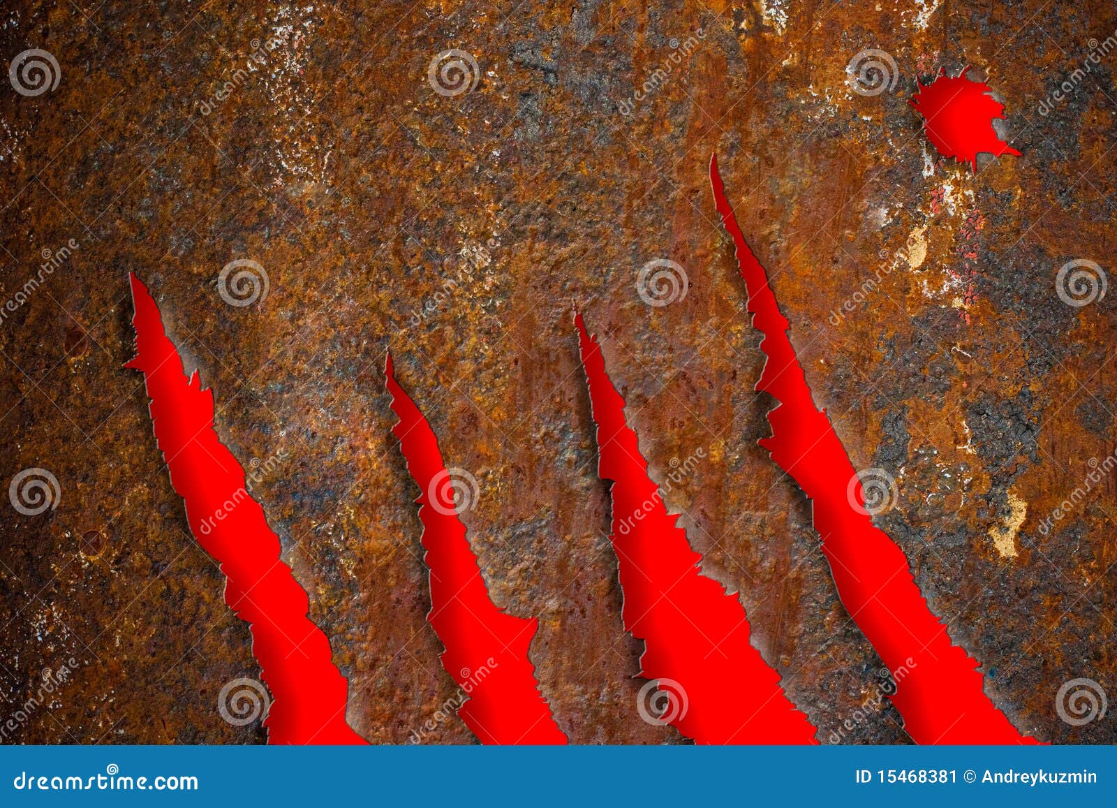 Torn Rusty Metal Texture With Rivets Stock Image | CartoonDealer.com ...