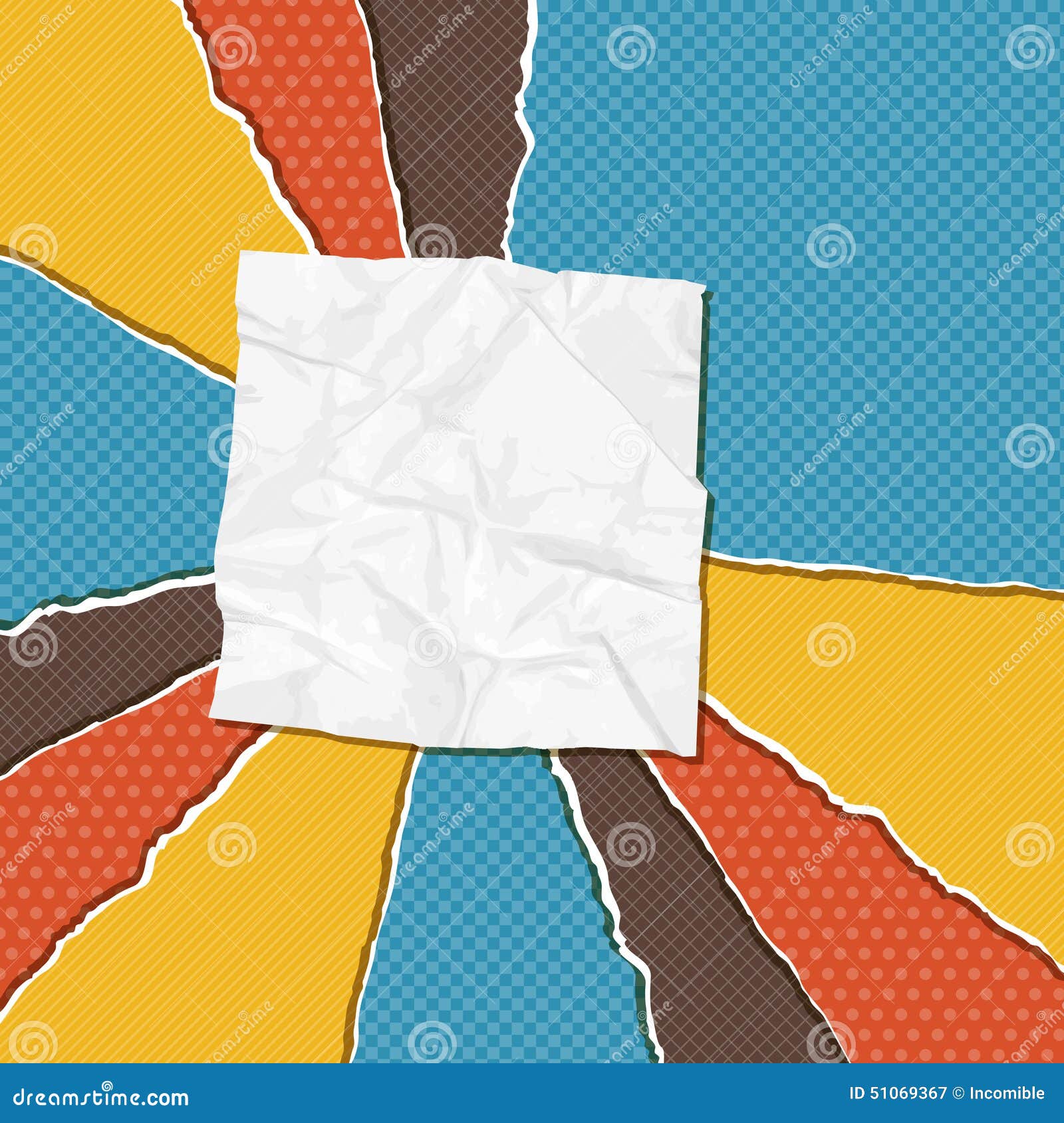 Torn Scratch Paper Vintage Background. Vector Stock Vector ...